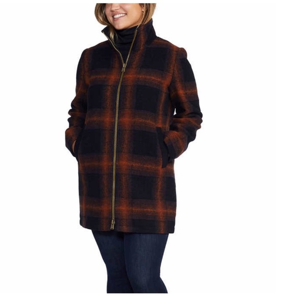 Pendleton | Jackets & Coats | Pendleton Ladies Wool Blend Walker Coat Blue | Poshmark